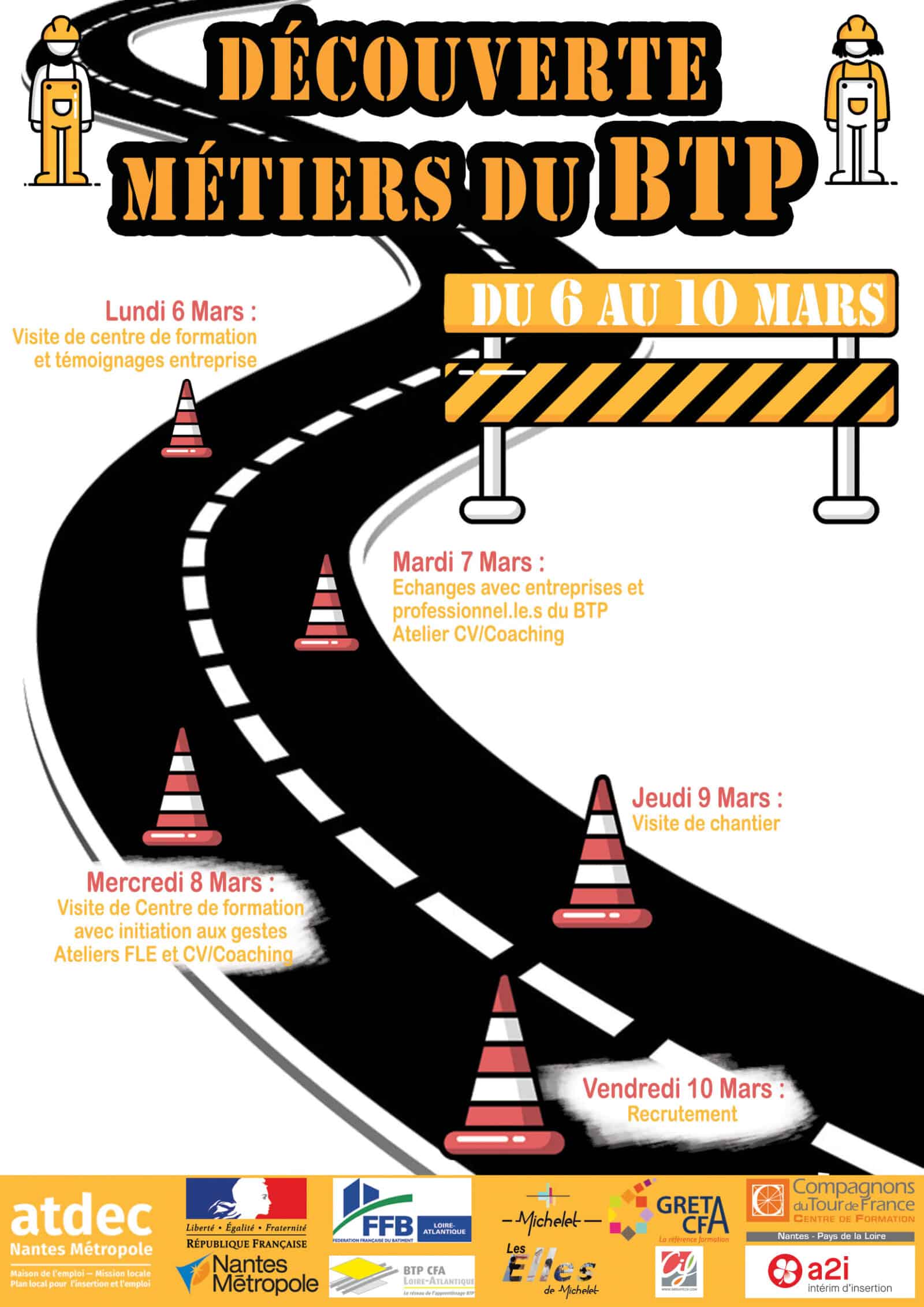 Découverte - Visite centre de formation BTP - Atdec Nantes Métropole