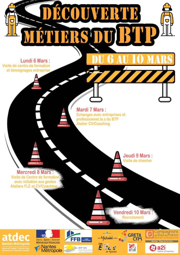 Découverte - Visite centre de formation BTP - Atdec Nantes Métropole