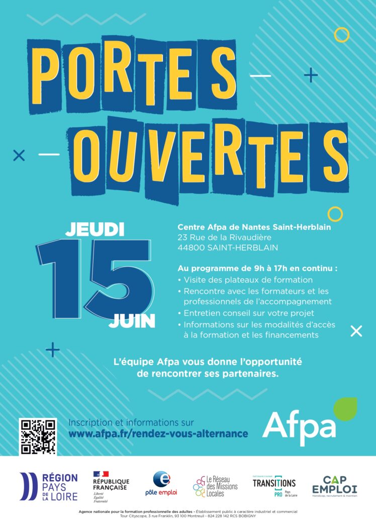 Découverte - Journée portes-ouvertes à l'AFPA (15/06) - Atdec Nantes ...