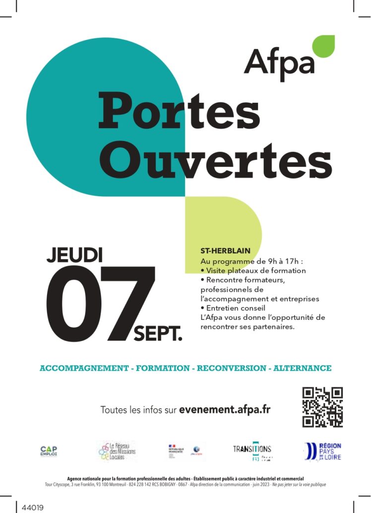 Découverte - Portes ouvertes de l'AFPA (7/09) - Atdec Nantes Métropole